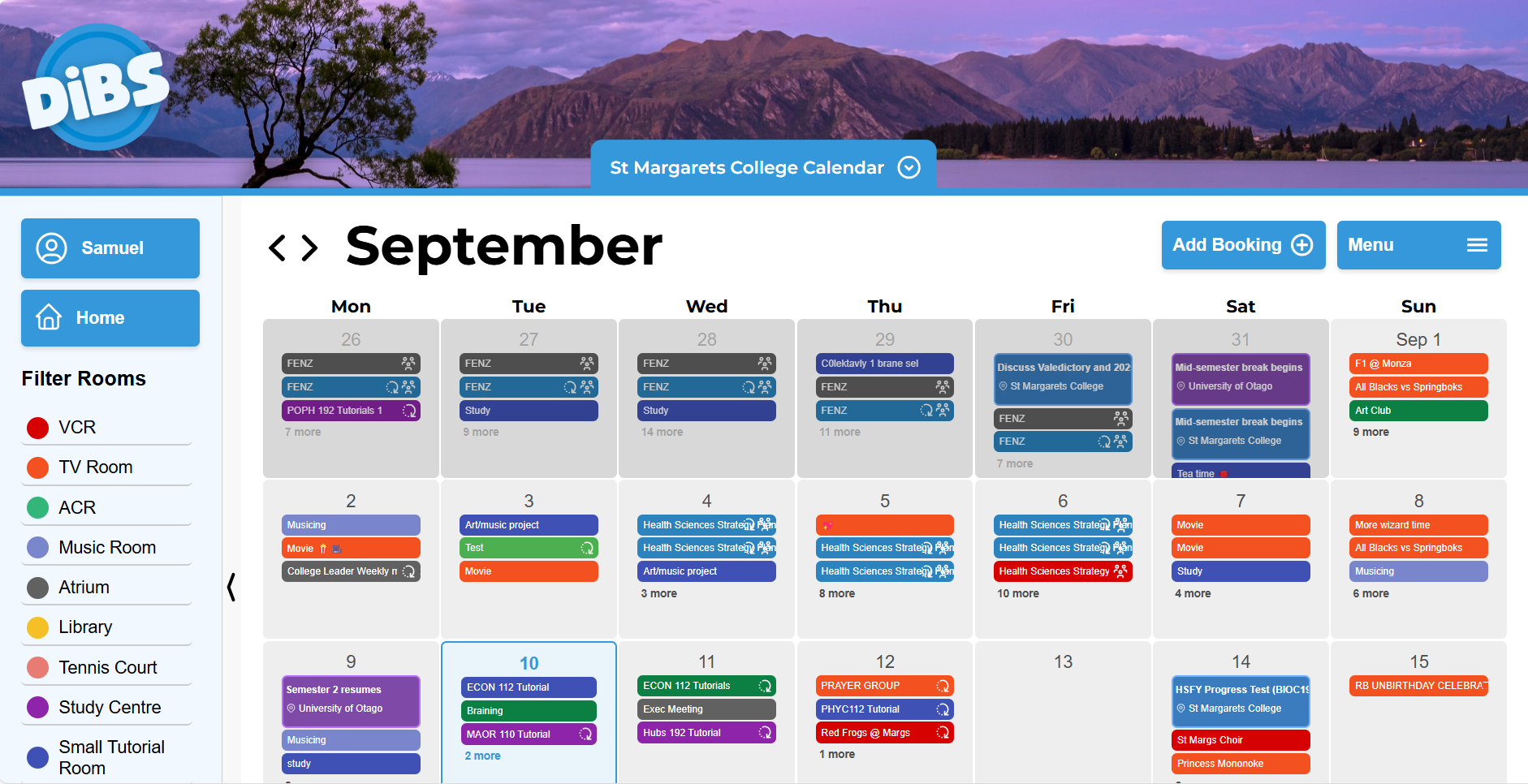 DiBS - Digital Booking System